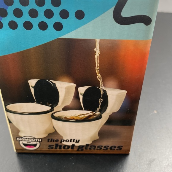 Big Mouth Inc | Dining | The Potty Shot Glasses Big Mouth Inc Set Of 2 ...